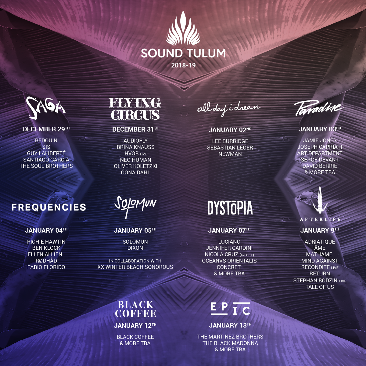 Gig: Sound Tulum revela la programación completa de su Line Up ...